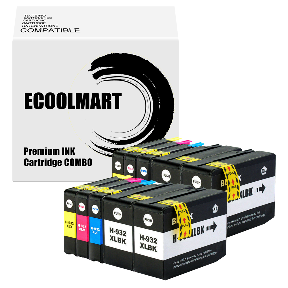 LOT 932XL 933XL Ink Cartridge replace for HP Officejet 6100 6600 6700 ...